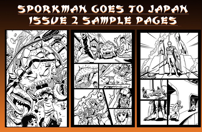 You can’t keep a true hero down! “Sporkman: Goes to Japan” returns to ...