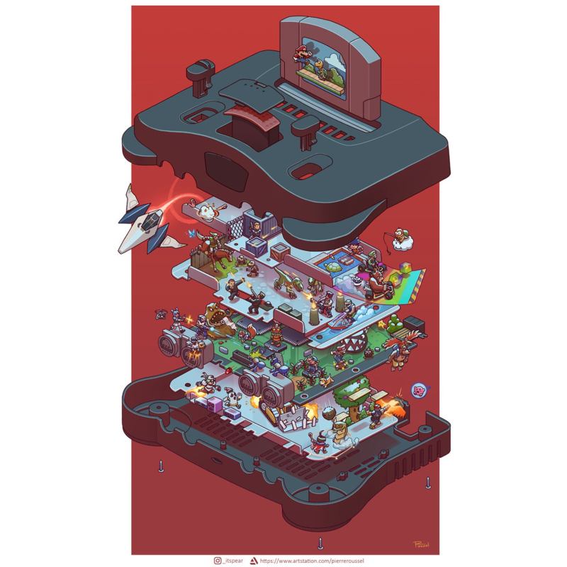 These “Exploded” Console Prints are the Perfect Complement to your ...
