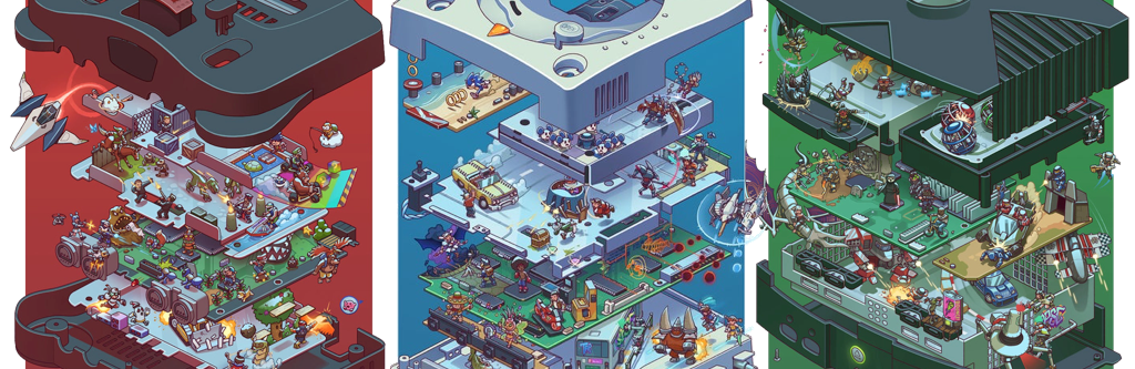 These “Exploded” Console Prints are the Perfect Complement to your ...