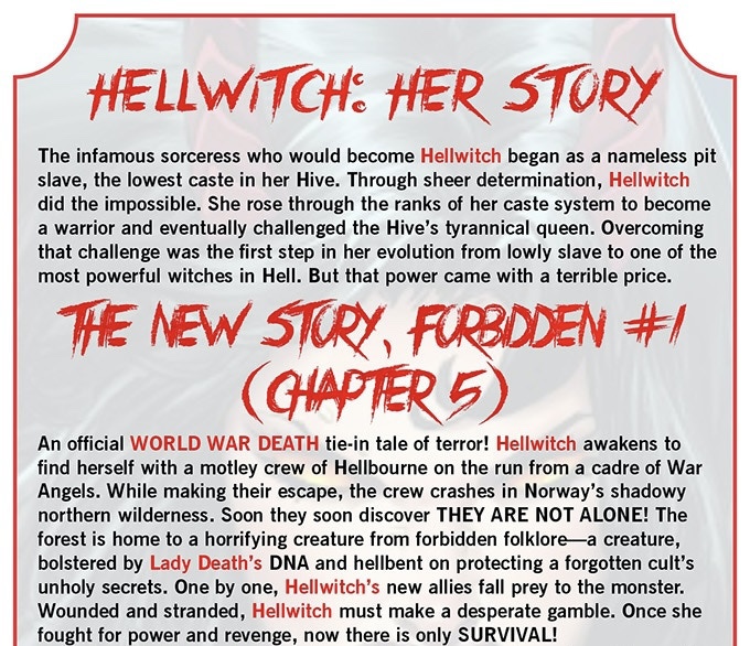 Coffin Comics’ “Hellwitch: Forbidden” Casts a Spell Over Your Wallet | The Splintering